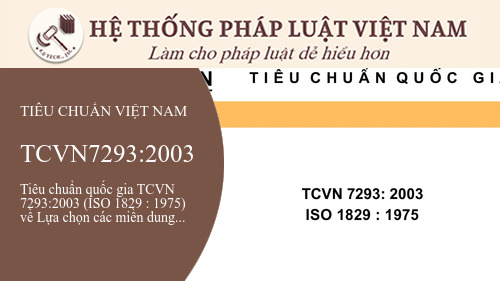 Tiêu chuẩn quốc gia tcvn 7293:2003 (iso 1829 : 1975) về lựa chọn các miền dung sai thông dụng