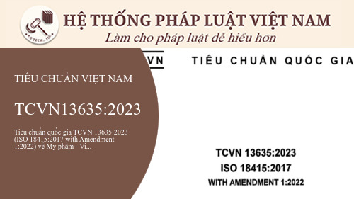 Tiêu chuẩn quốc gia tcvn 13635:2023 (iso 18415:2017 with amendment 1: ...
