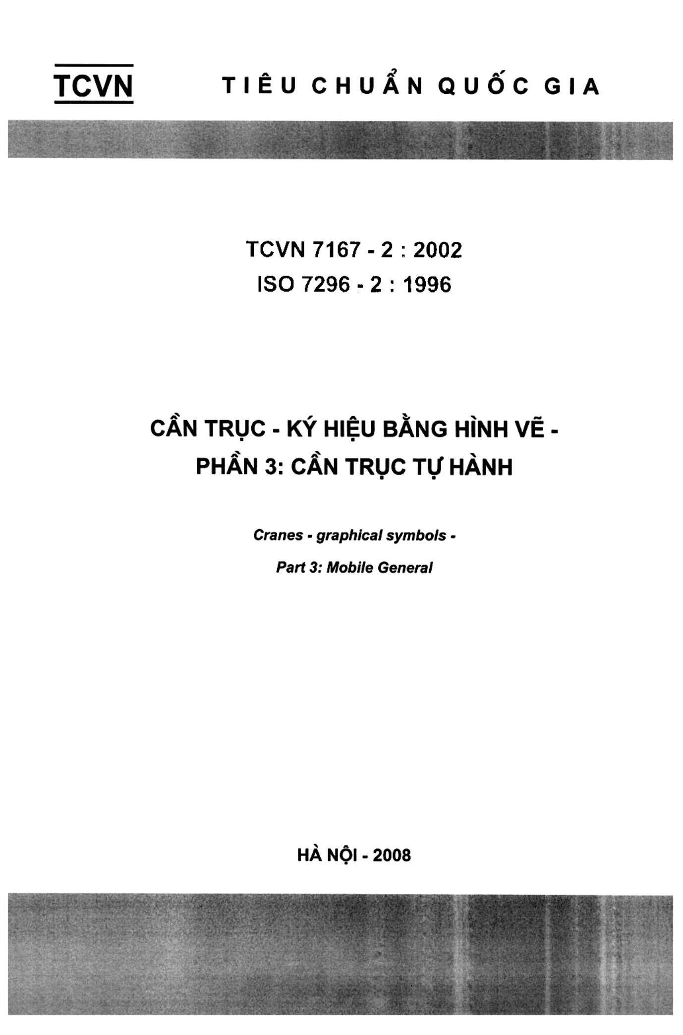 Tiêu chuẩn quốc gia tcvn 7167-2:2002 (iso 7296-2 : 1996) về cần trục ...