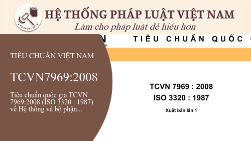 Tiêu chuẩn quốc gia tcvn 7969:2008 (iso 3320 : 1987) về hệ thống và bộ ...