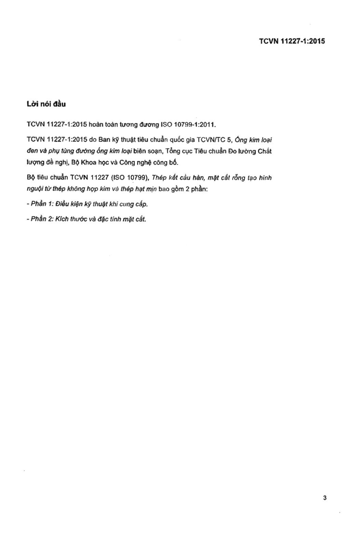 Tiêu chuẩn quốc gia TCVN 11227-1:2015 (ISO 10799-1:2011) về Thép kết ...