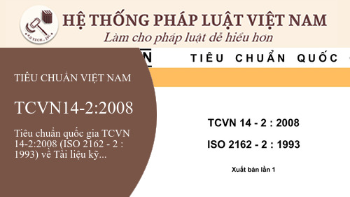 Tiêu chuẩn quốc gia tcvn 14-2:2008 (iso 2162 - 2 : 1993) về tài liệu kỹ ...