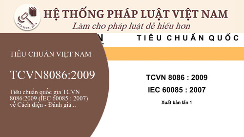 Tiêu chuẩn quốc gia tcvn 8086:2009 (iec 60085 : 2007) về cách điện ...