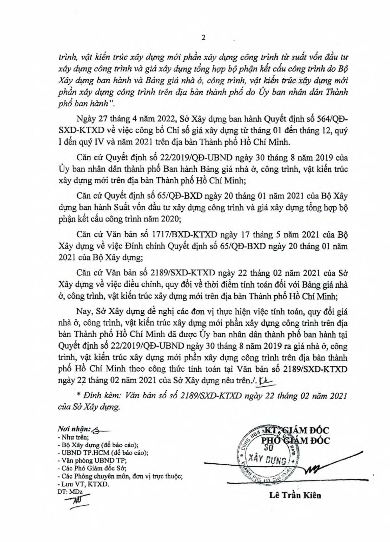 Công văn 980/sxd-ktxd năm 2023 điều chỉnh, quy đổi về thời điểm tính ...