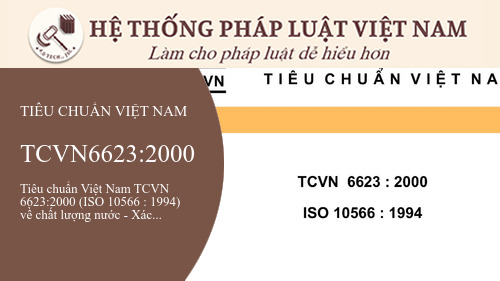 Tiêu chuẩn việt nam tcvn 6623:2000 (iso 10566 : 1994) về chất lượng ...