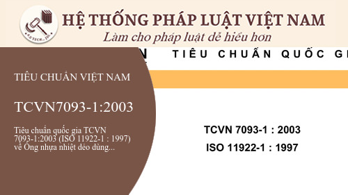 Tiêu chuẩn quốc gia tcvn 7093-1:2003 (iso 11922-1 : 1997) về ống nhựa ...